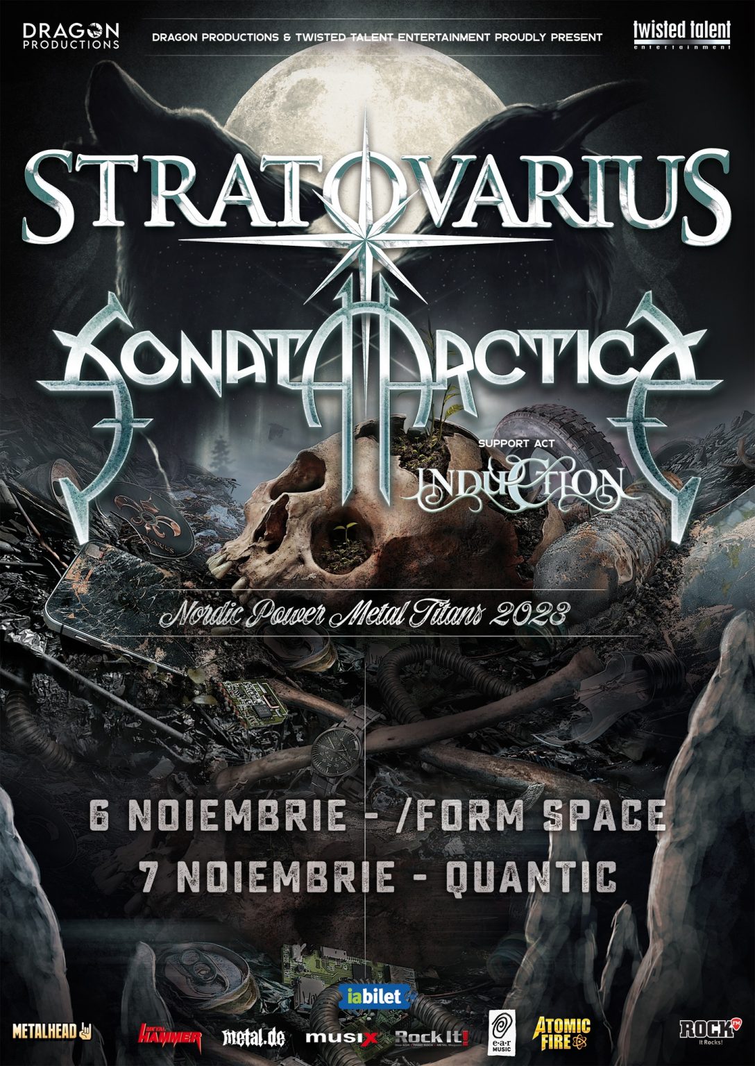 Stratovarius si Sonata Arctica canta pe 7 noiembrie la Quantic Club din ...
